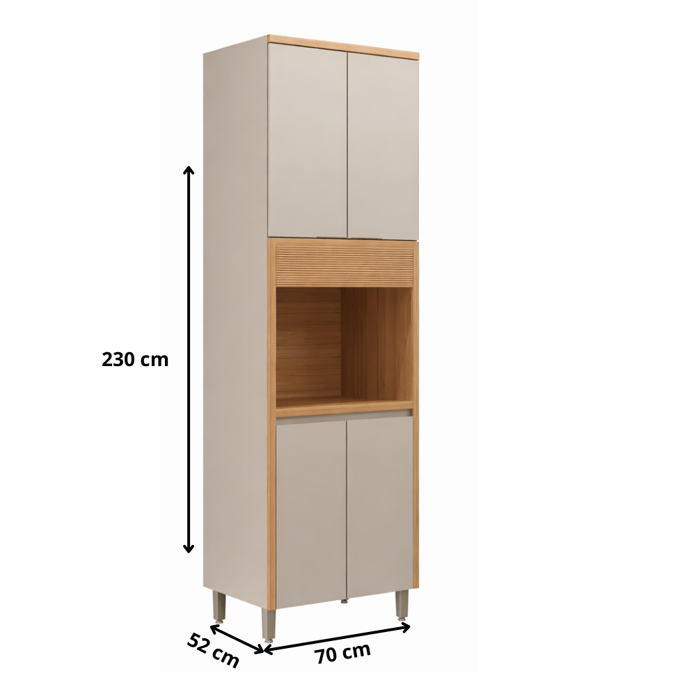 Torre Simples Allure 4 Portas 70 cm Linea